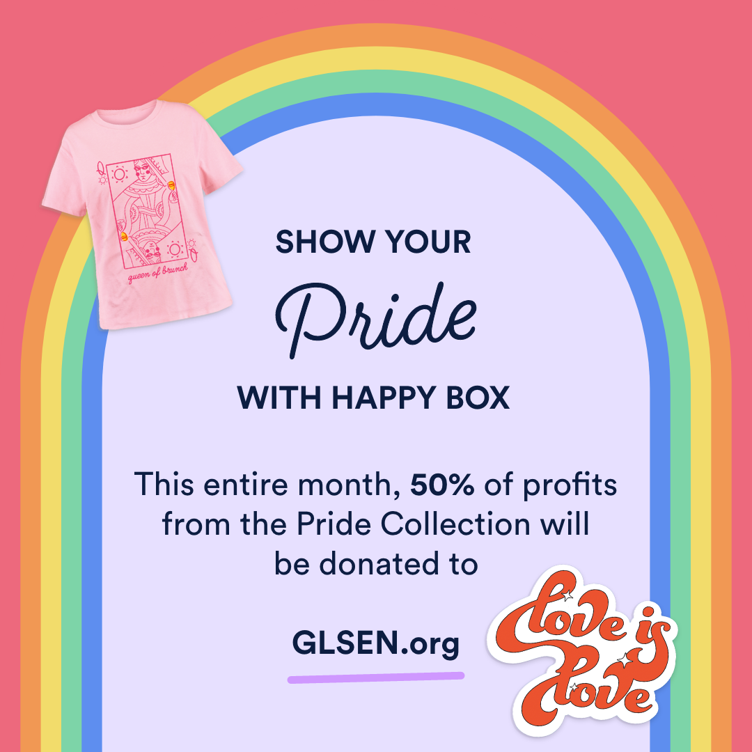 Celebrating Pride Month: Our Support for GLSEN – Happy Box