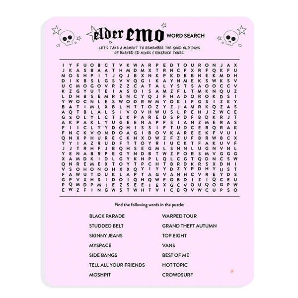 Emo Word Search – Happy Box