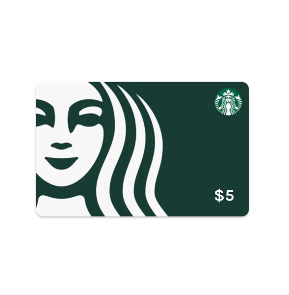 $5 Starbucks Gift Card – Happy Box