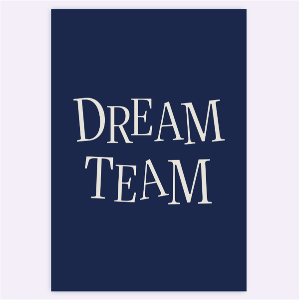 Dream Team Blue Card – Happy Box